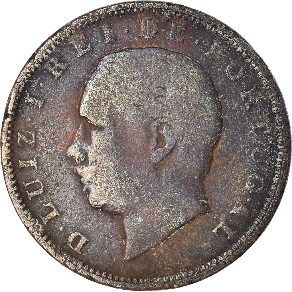 Coin, Portugal, 20 Reis, 1883 | European Coins