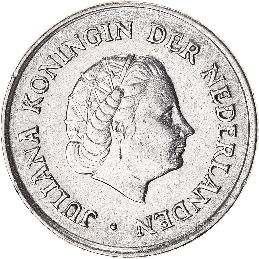 Coin, Netherlands, 25 Cents, 1960 | European Coins