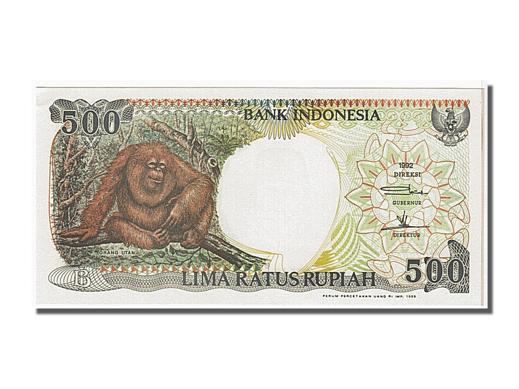 Banknote, Indonesia, 500 Rupiah, 1992, UNC(65-70) | World Paper Money