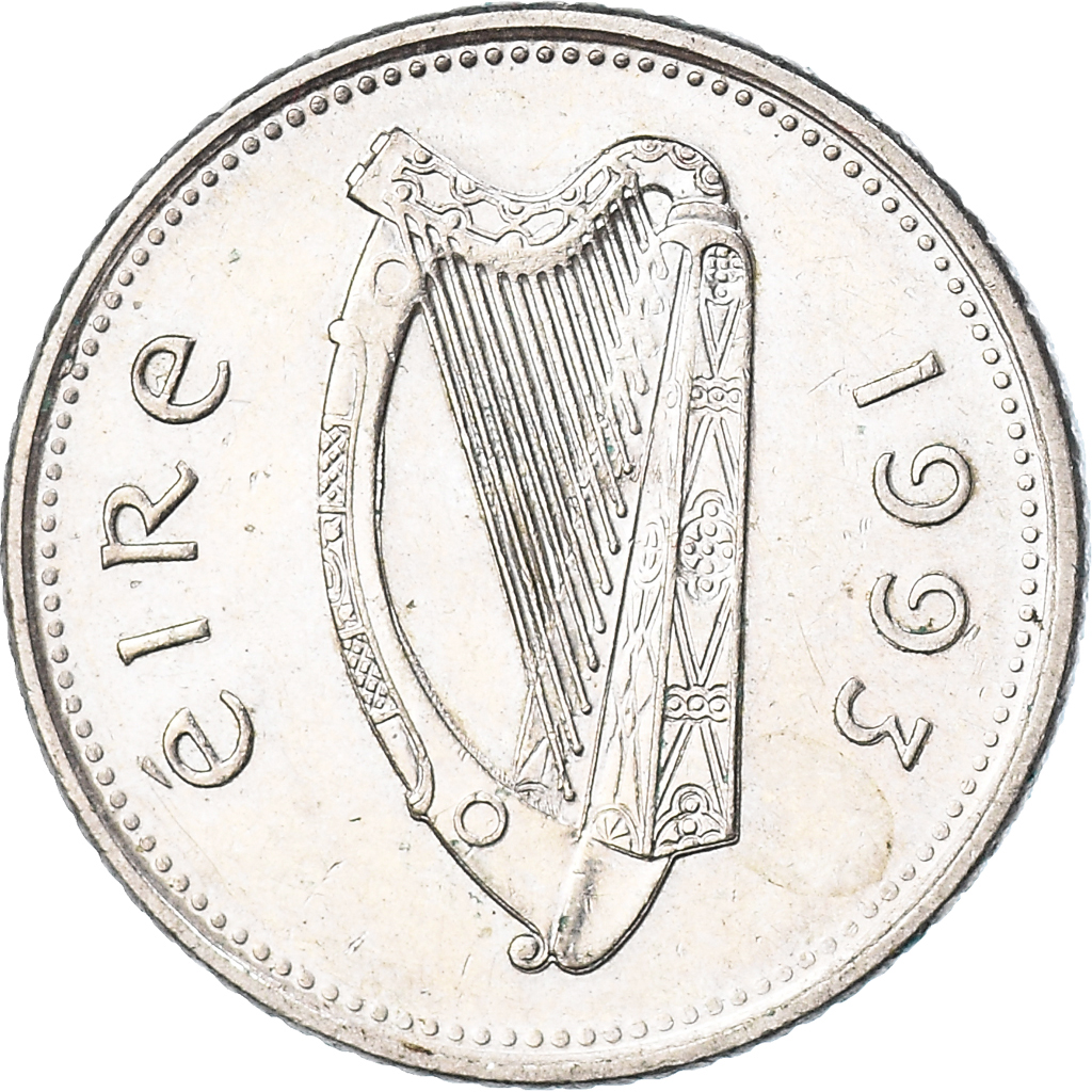 Coin, Ireland, 10 Pence, 1993 | European Coins