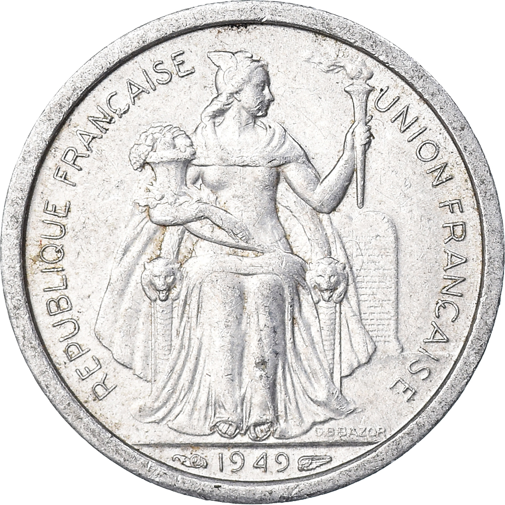 Coin, FRENCH OCEANIA, Franc, 1949 | European Coins