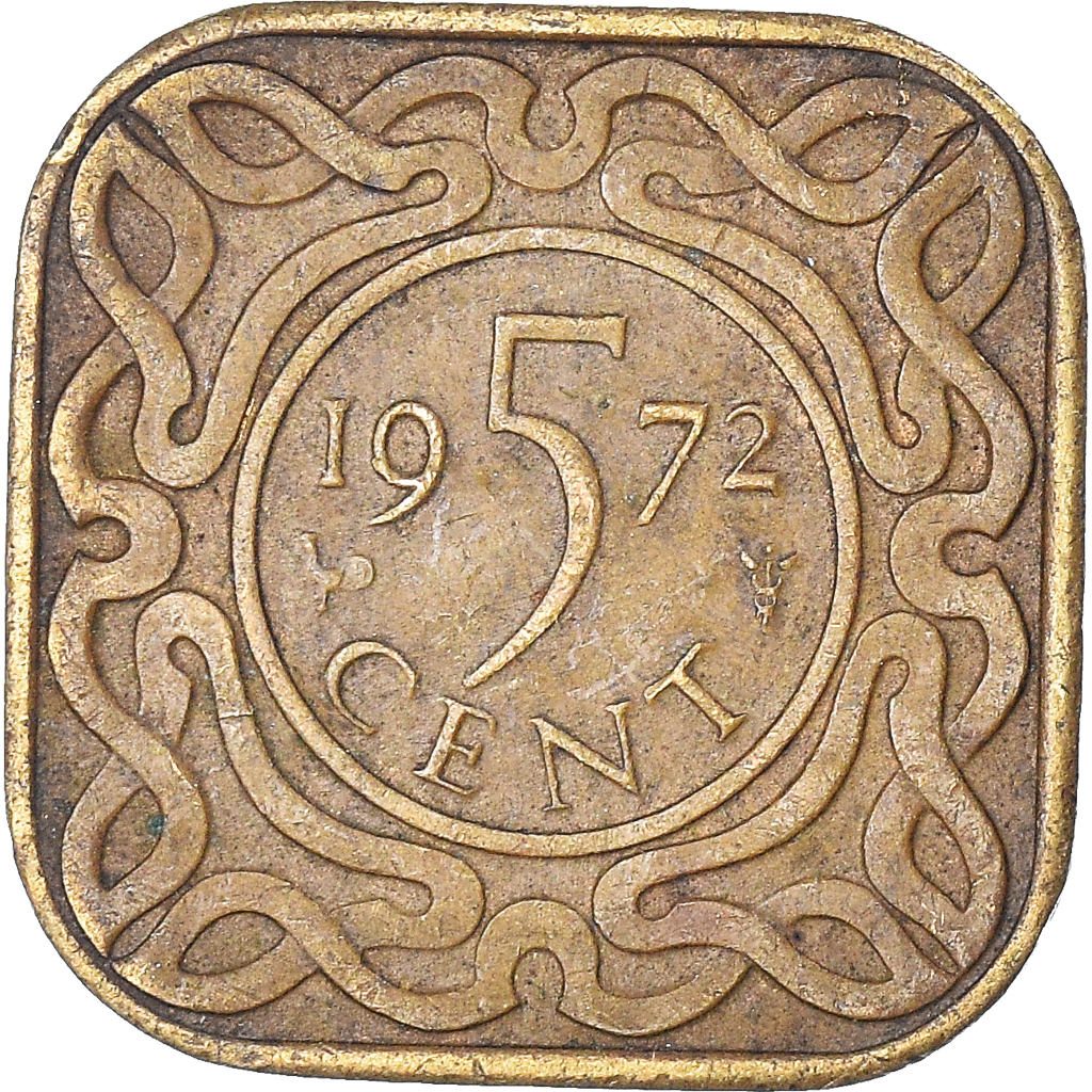 Coin, Suriname, 5 Cents, 1972 | South American Coins