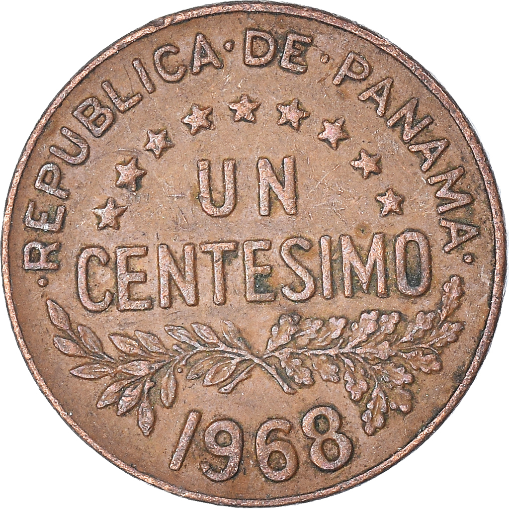 Coin, Panama, Centesimo, 1968 | North & Central American and Caribbean ...