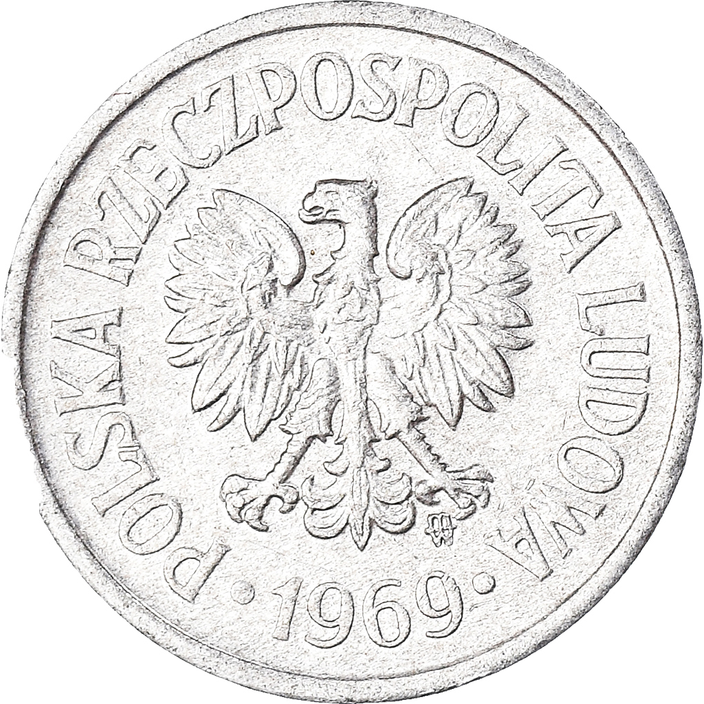 Coin, Poland, 10 Groszy, 1969 | European Coins