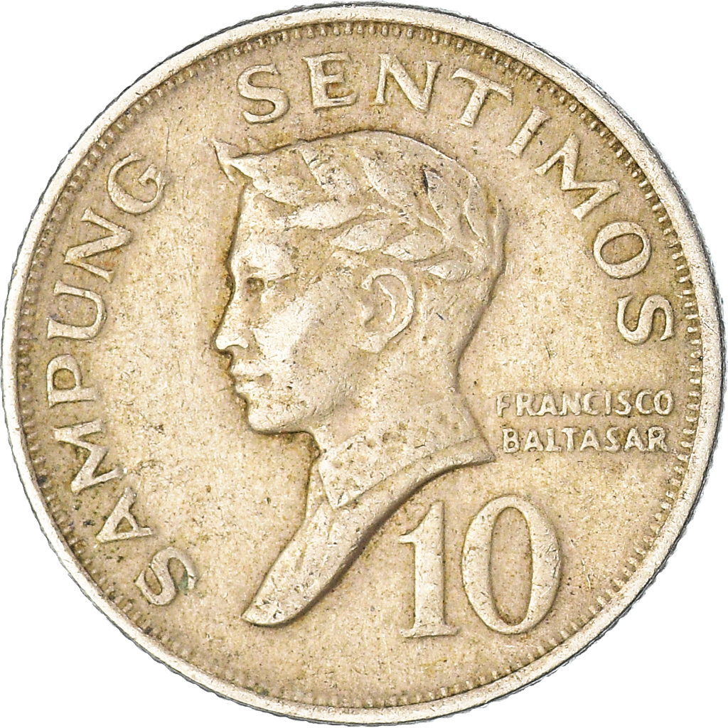 Coin, Philippines, 10 Centavos, 1968 | Asian and Middle Eastern Coins