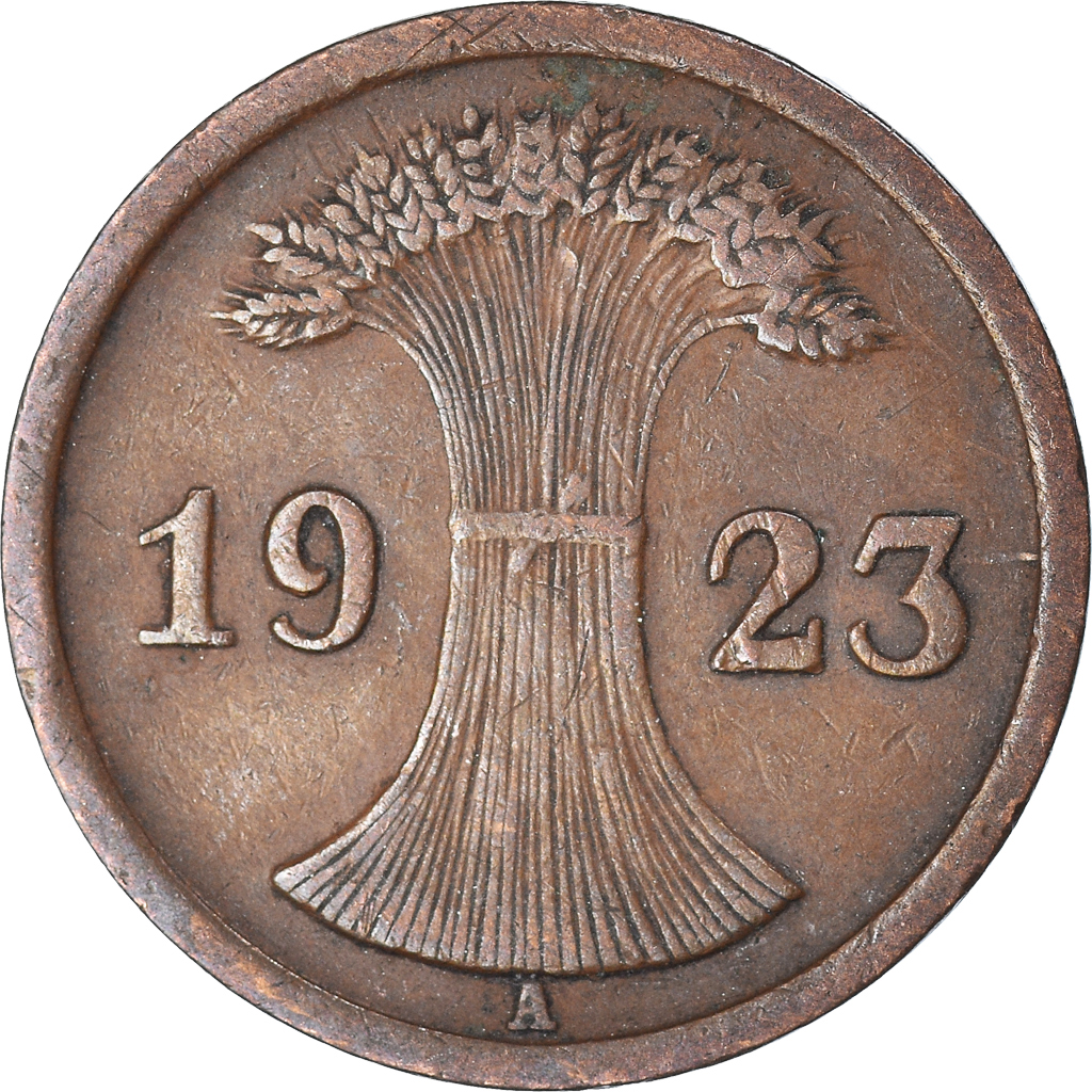 Coin, GERMANY, WEIMAR REPUBLIC, 2 Rentenpfennig, 1923 | European Coins