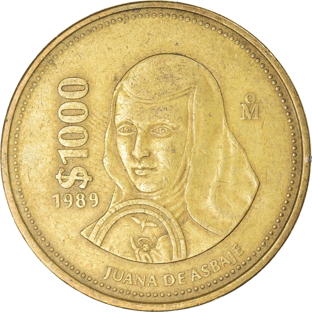 Coin Mexico 1000 Pesos 1989 North Central American And Caribbean