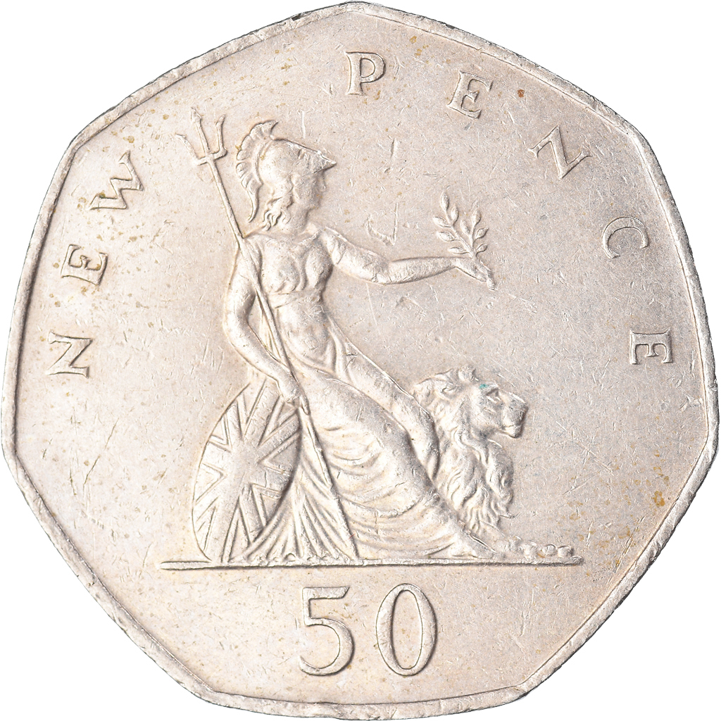 Coin, Great Britain, 50 New Pence, 1981 | European Coins