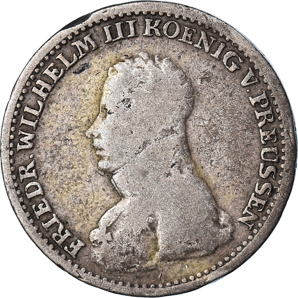 Coin, German States, PRUSSIA, Friedrich Wilhelm III, 4 Groschen, 1817 ...