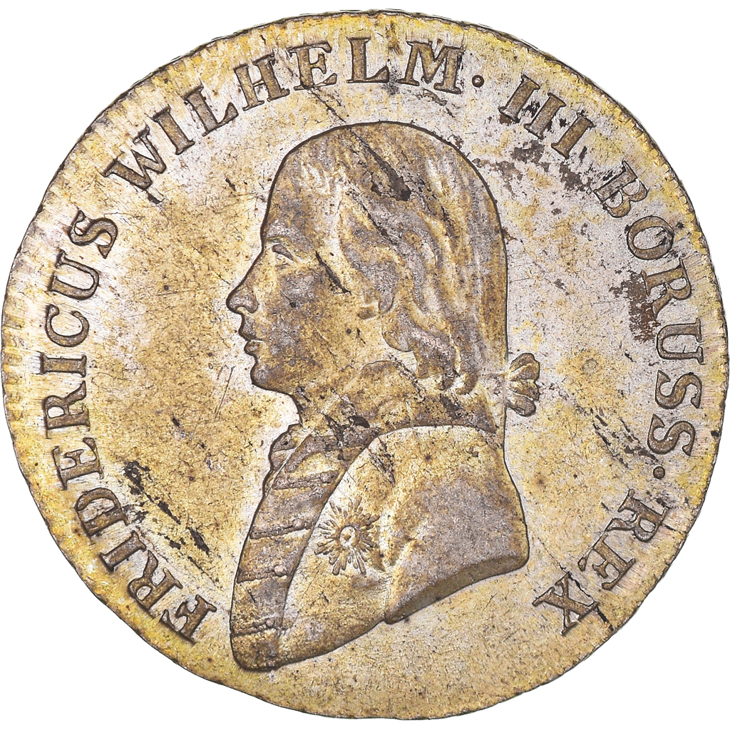 Coin, German States, PRUSSIA, Friedrich Wilhelm III, 4 Groschen, 1806 ...