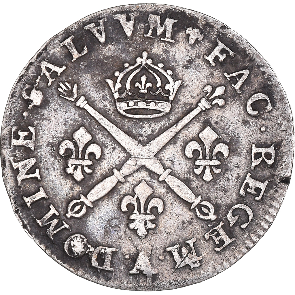Coin, France, Louis XIV, 10 Sols aux insignes, 10 Sols-1/8 Ecu, 1703, Paris