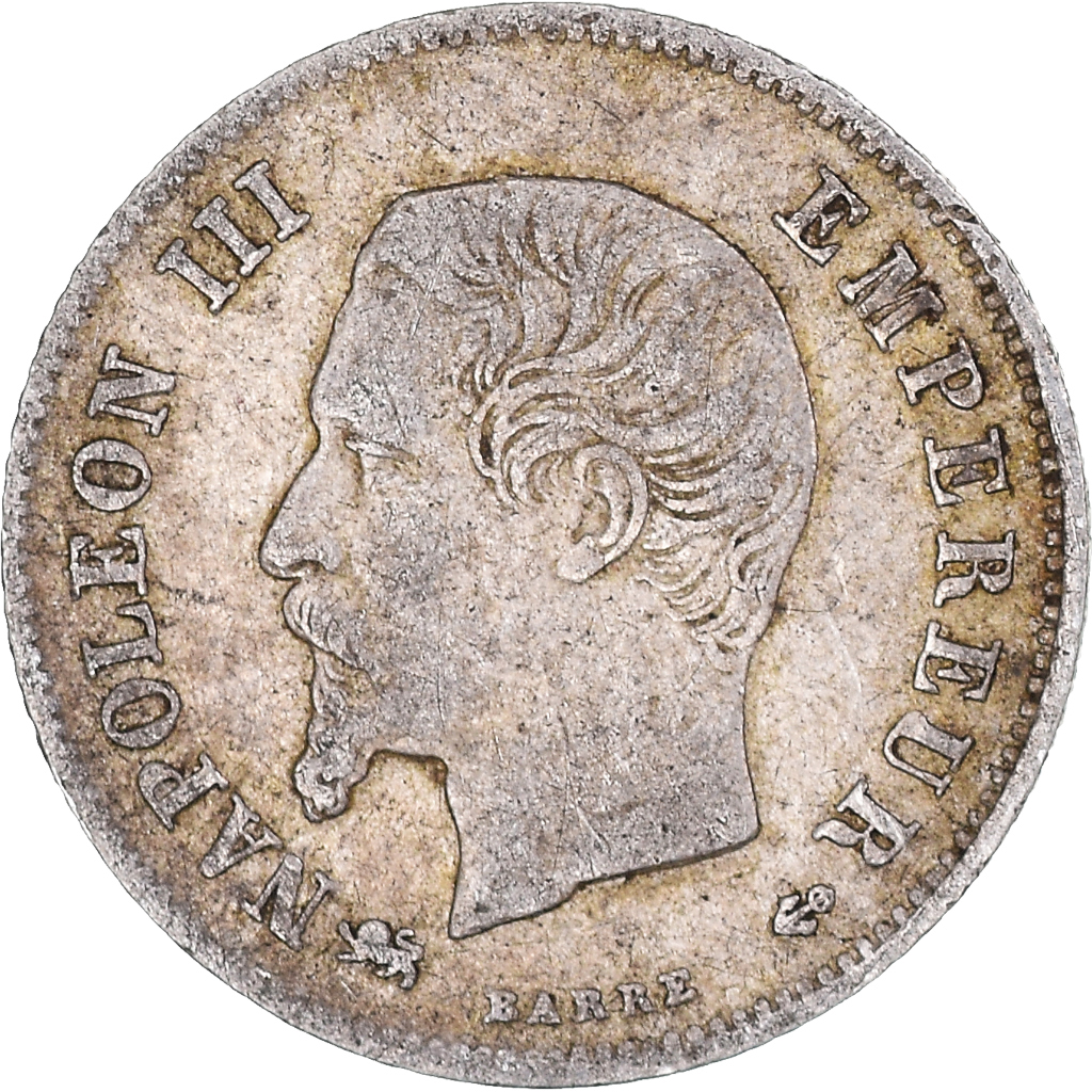 Coin, France, Napoleon III, Napoléon III, 20 Centimes, 1856, Lyon,