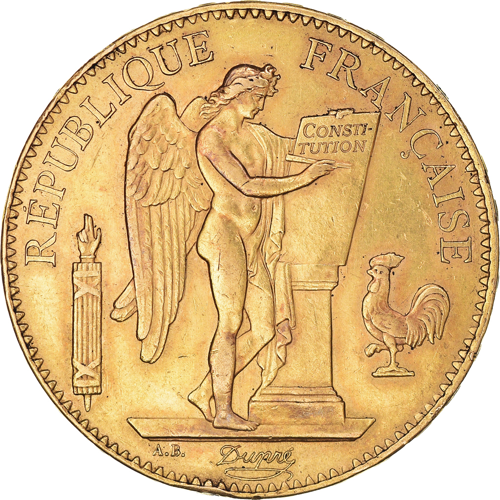 Coin, France, Génie, 100 Francs, 1882, Paris, , Gold, KM:832 | European ...