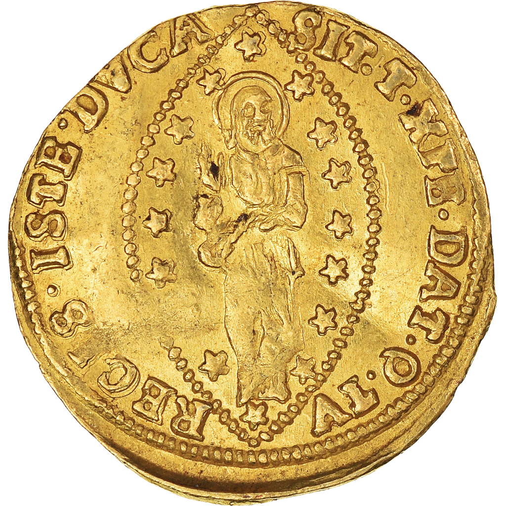 Coin, ITALIAN STATES, VENICE, Alvise Mocenigo IV, Zecchino, 1763-1778 ...