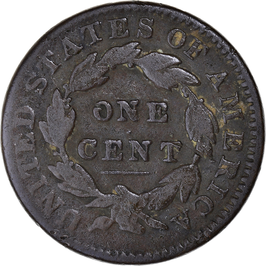 Coin, United States, Coronet Cent, Cent, 1831, U.S. Mint, , Copper