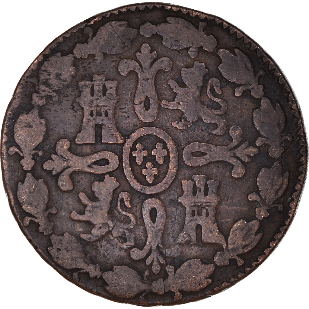 Coin, Spain, Charles IV, 8 Maravedis, 1808, Segovia, , Copper, KM:428