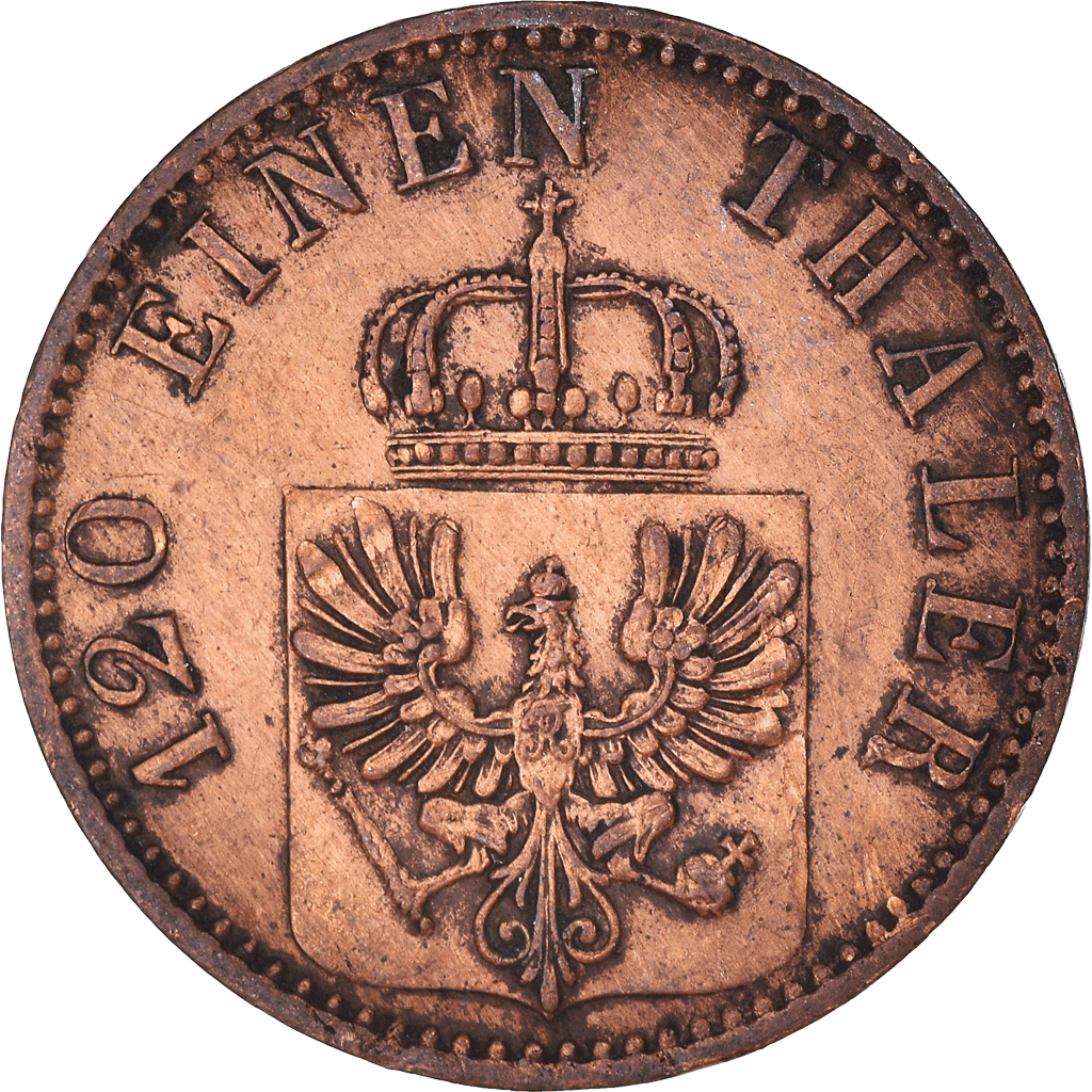 Coin, German States, PRUSSIA, Wilhelm I, 3 Pfennig, 1867, Hannover,