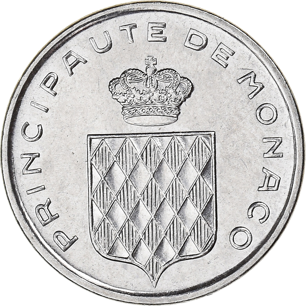 Coin, Monaco, Rainier III, Centime, 1976, , Stainless Steel, KM:155