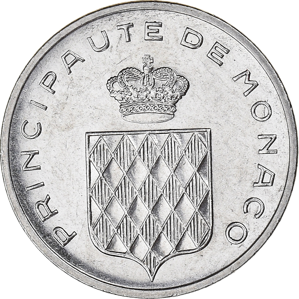 Coin, Monaco, Rainier III, Centime, 1977, , Stainless Steel, KM:155