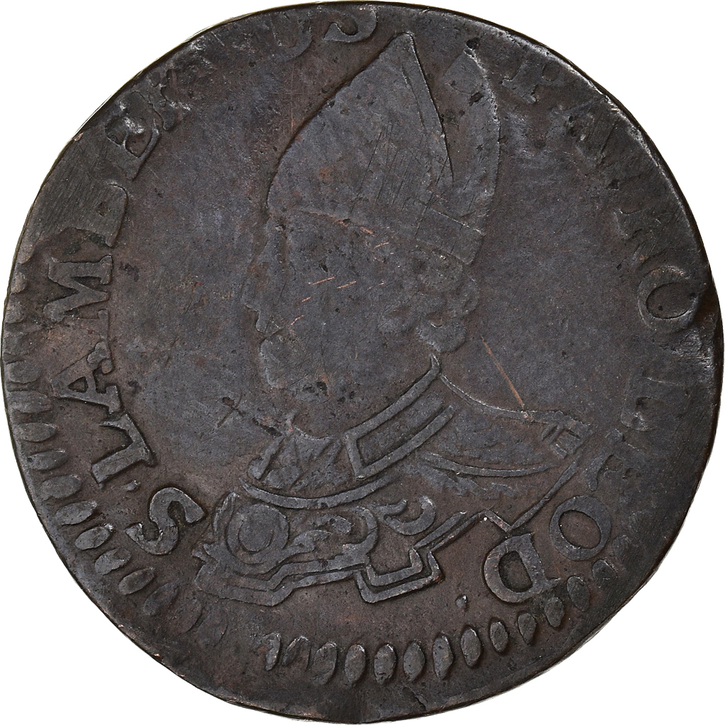 Coin, LIEGE, Sede Vacante, Liard, 1744, Liege, , Copper, KM:144