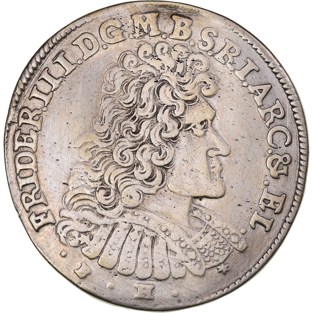 Coin, German States, BRANDENBURG, Friedrich Wilhelm, 2/3 Thaler, Gulden ...