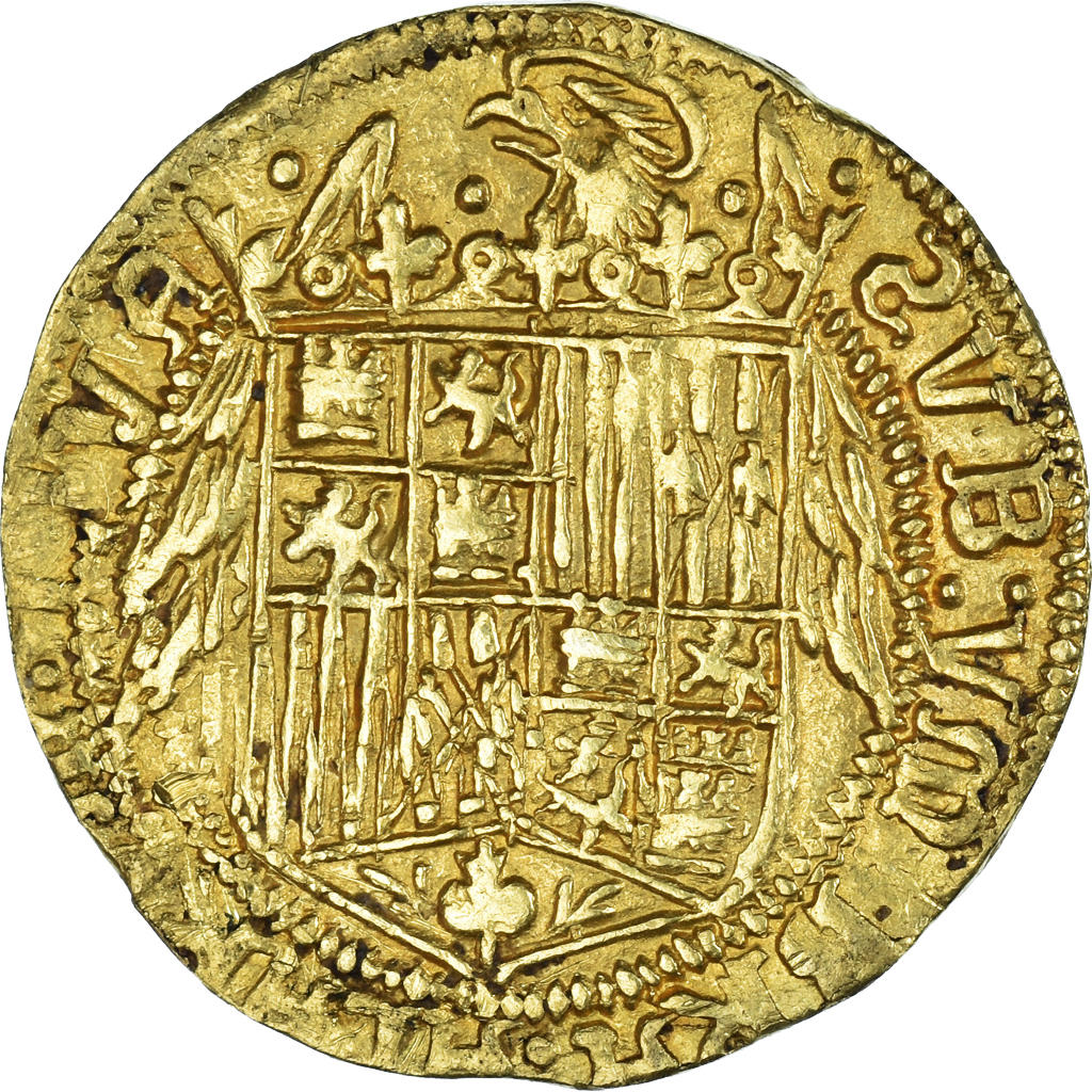 Coin, Spain, Ferdinand & Isabella, Doble Excelente, Seville, , Gold