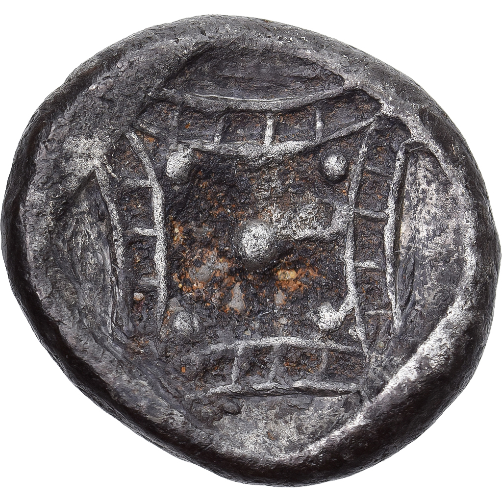 Coin, Caria, Tetrobol, 510/480 BC, Kindya, , Silver, SNG-vonAulock:2340