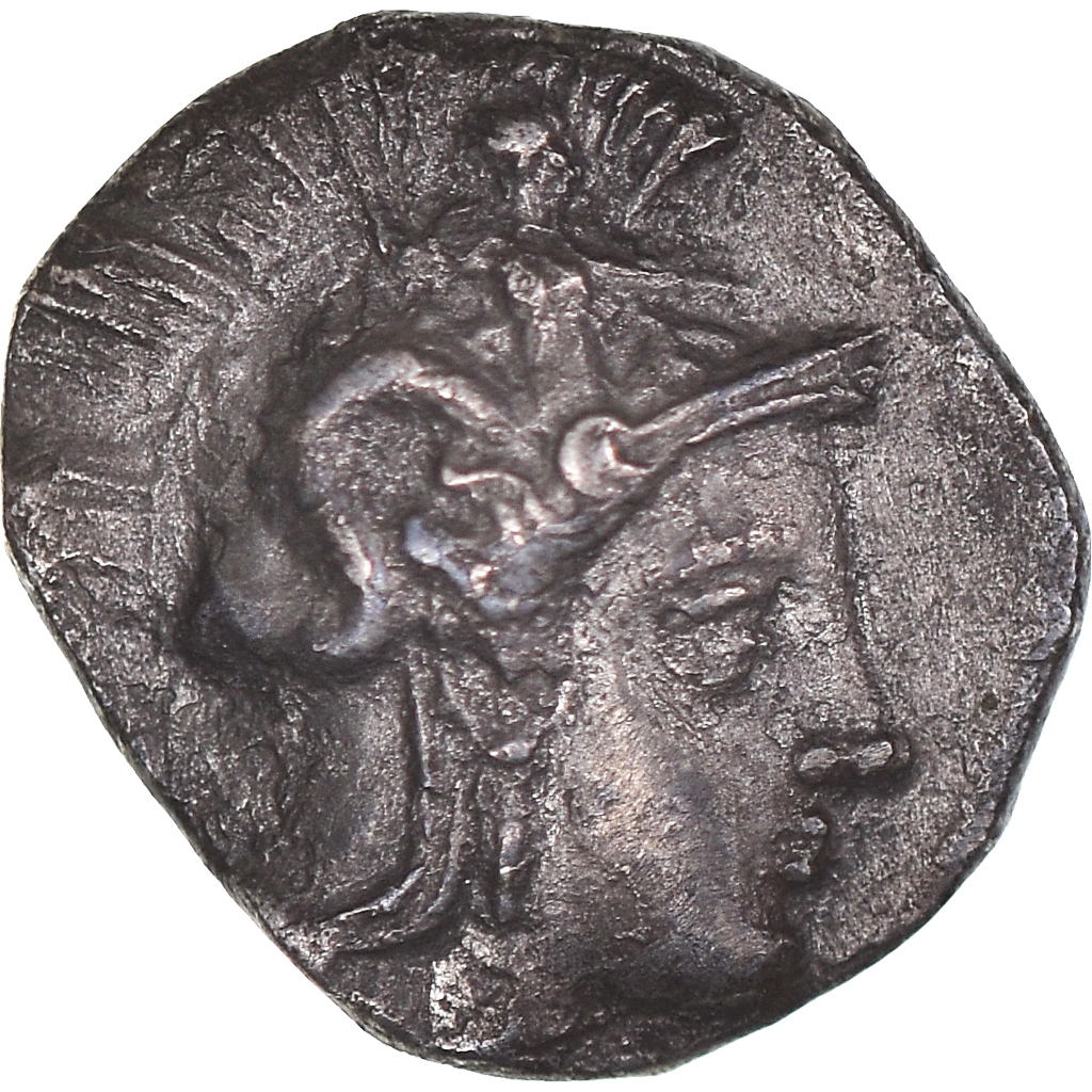 Coin, Calabria, Diobol, 380-325 BC, Tarentum, , Silver, HN Italy:911