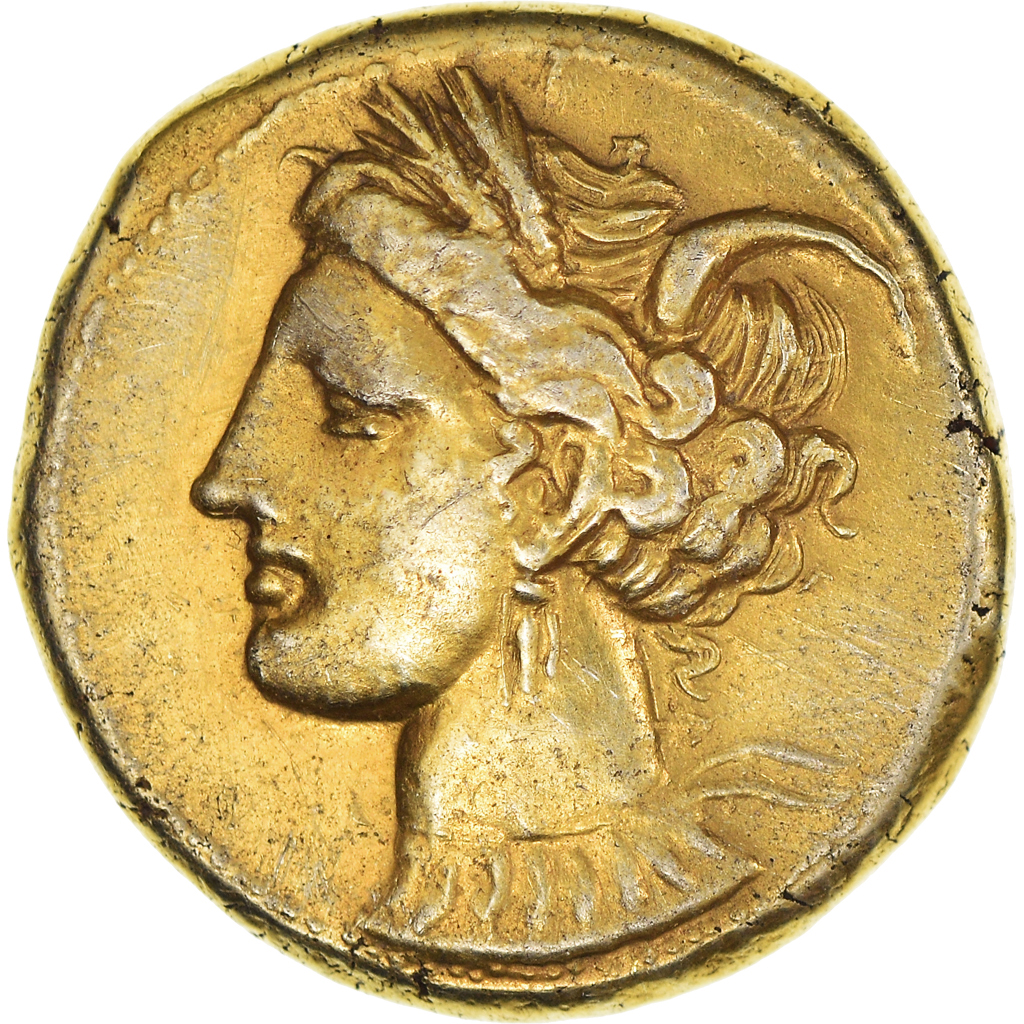 Coin, Zeugitana, Stater, 320-310 BC, Carthage, , Electrum | Greek Coins