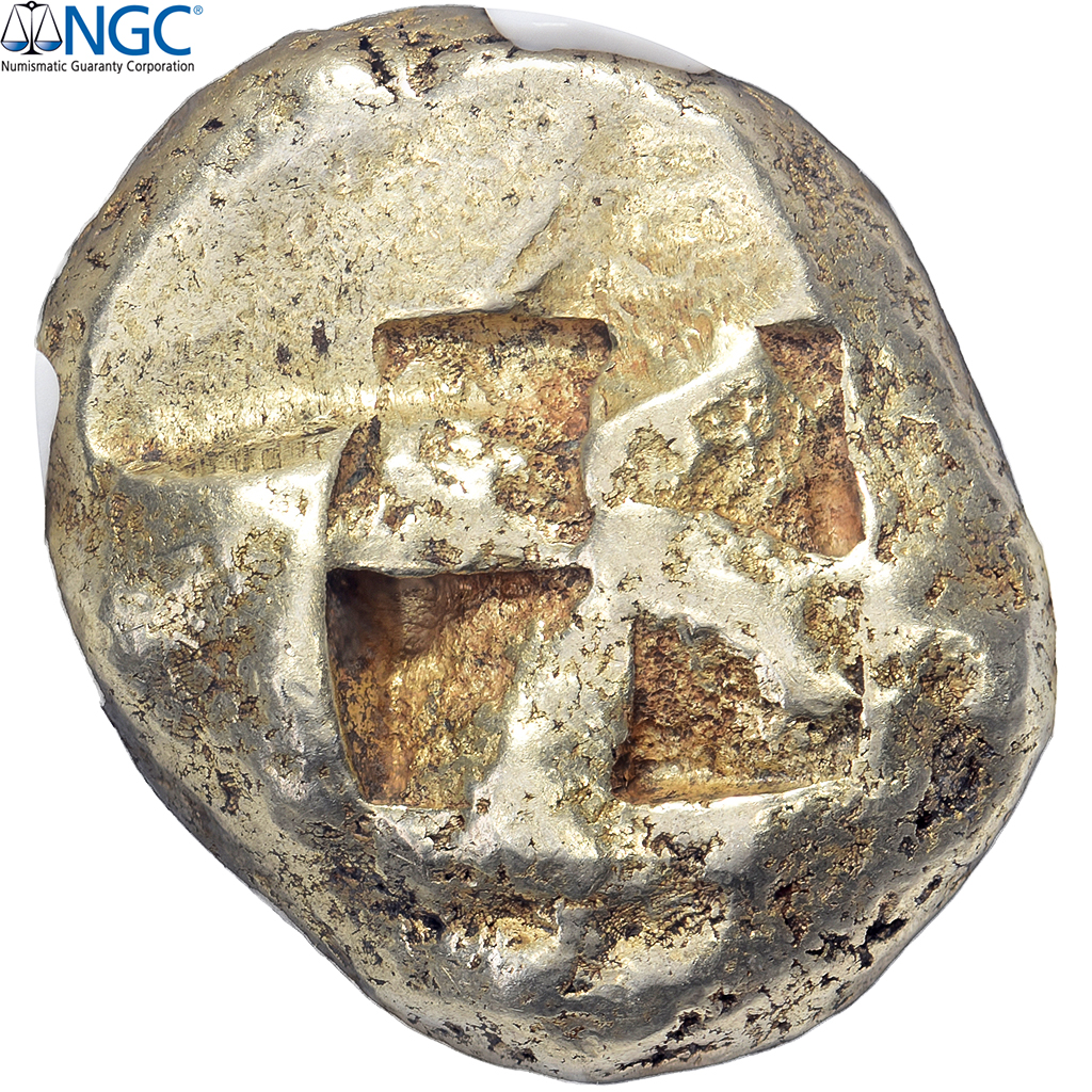 Mysia, Stater, ca. 550-450 BC, Kyzikos, Electrum, NGC, | Greek Coins