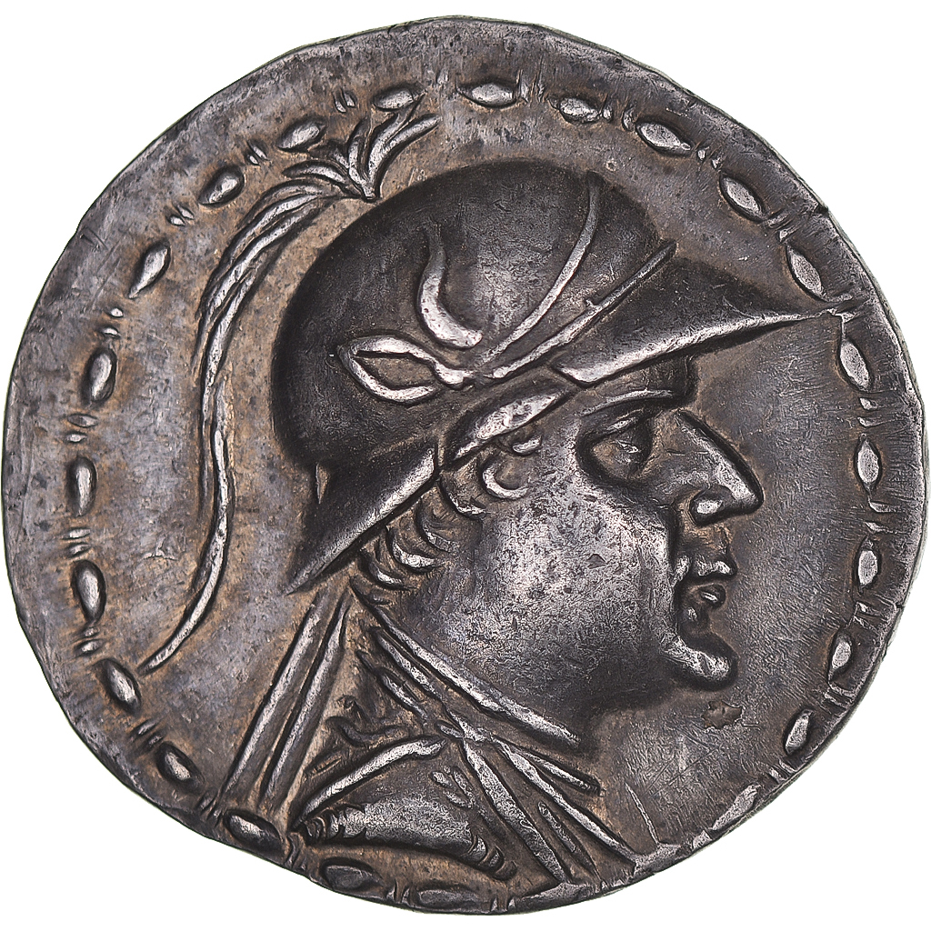 Baktrian Kingdom, Eukratides I, Tetradrachm, 170-145 BC, Silver,