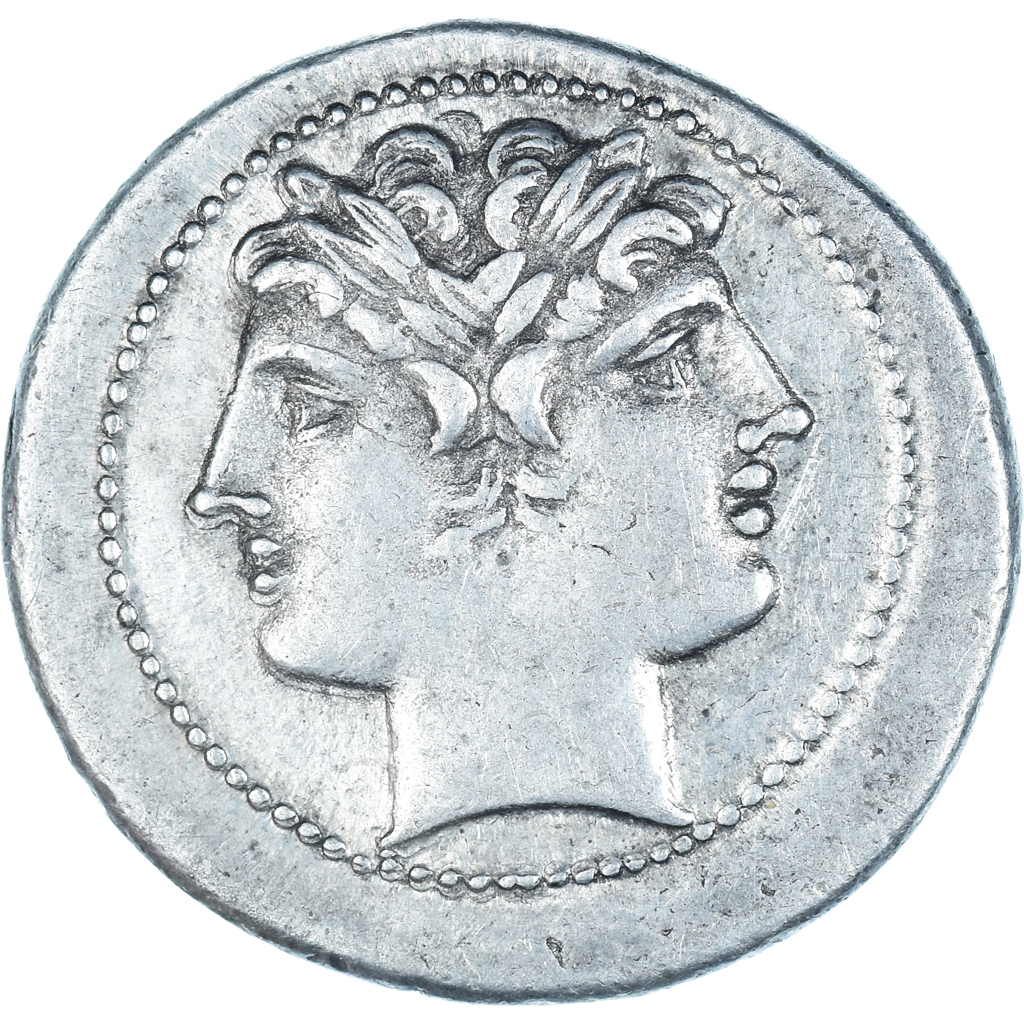 Anonymous, Quadrigatus, 225-212 BC, Rome, Pedigree, Silver, | Roman ...