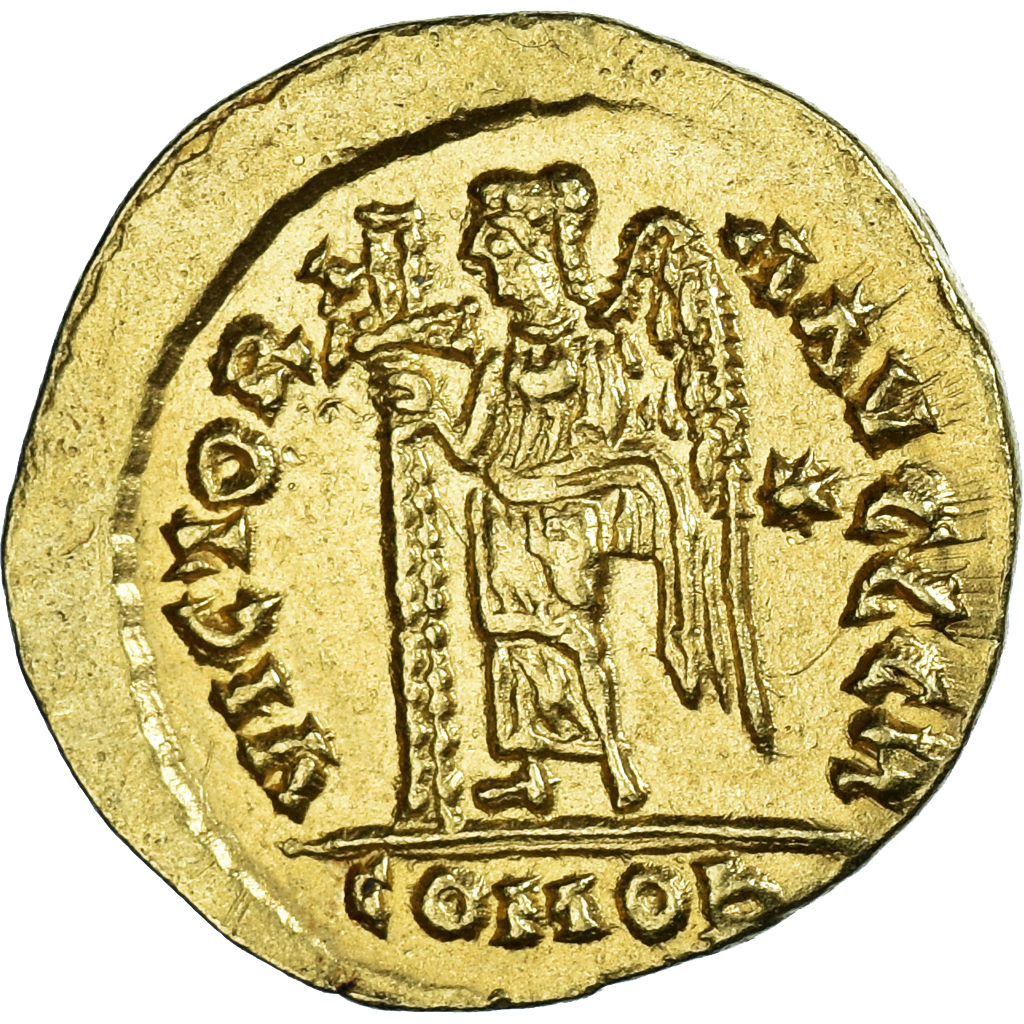 Coin, Pseudo-Imperial, Odoacer, Solidus, 476-489, Rome, , Gold