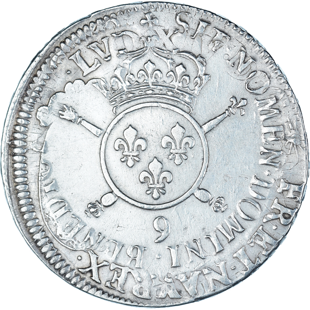 Coin, France, Louis XIV, 1/2 Ecu aux insignes, 1702, Rennes, , Silver