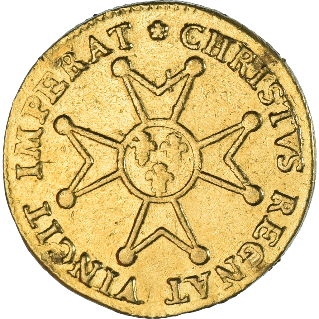 Coin, France, Louis XV, louis à la croix de chevalier, 1719, Paris,