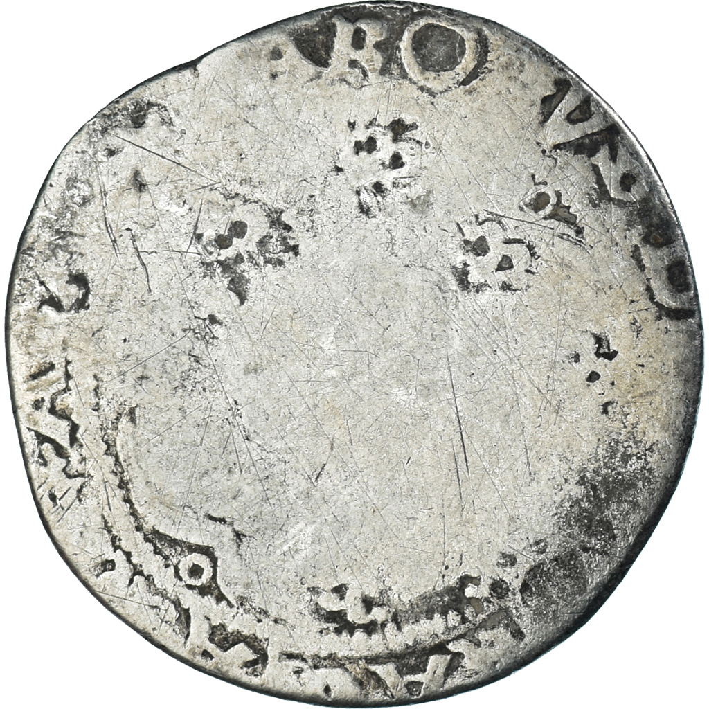 Coin, Spain, Charles I, 2 Reales, ND (1516-1556), Valence, , Silver