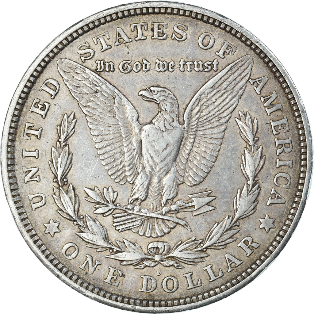 Coin, United States, Morgan Dollar, Dollar, 1921, U.S. Mint, Denver,