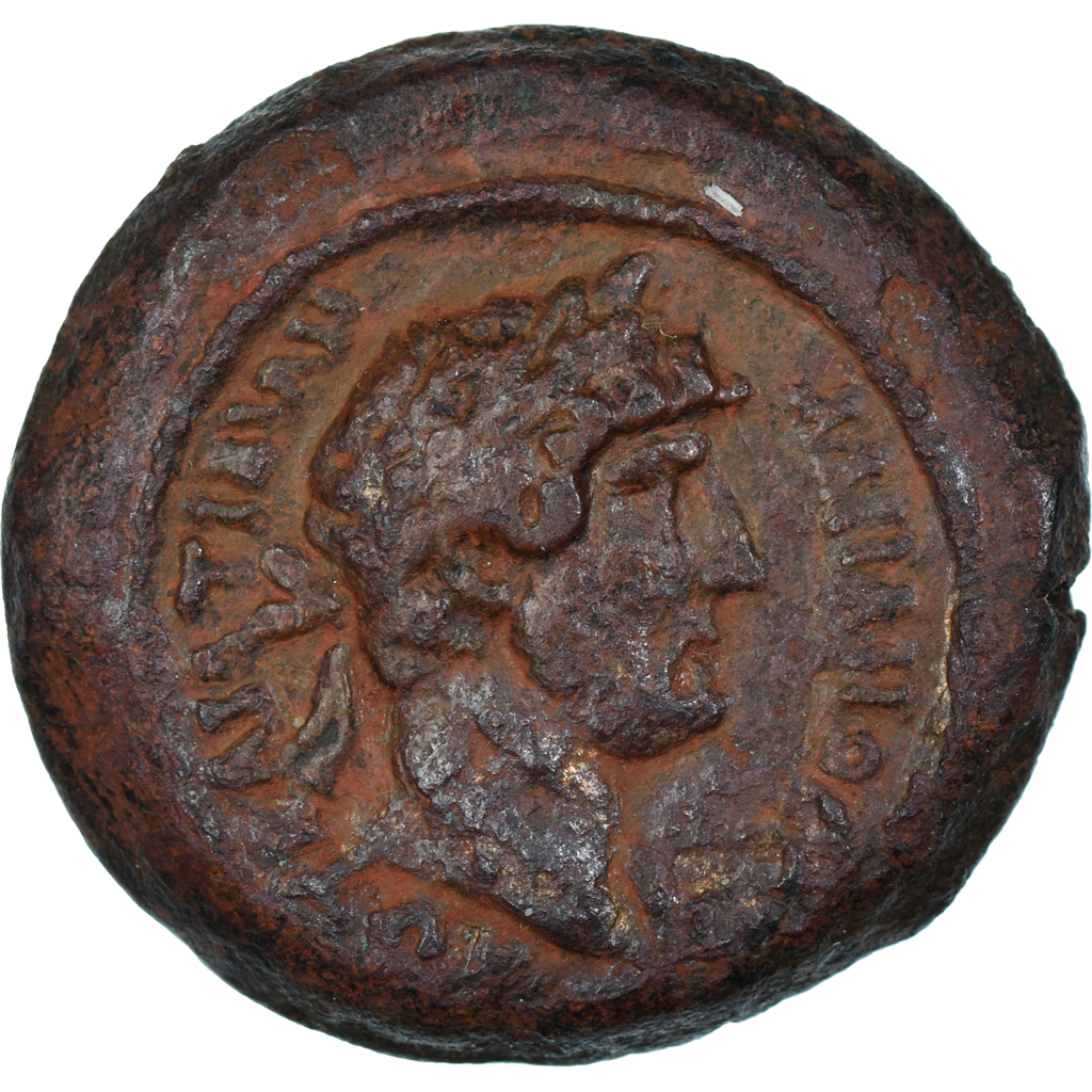 Coin, Egypt, Hadrian, Obol, 136-137, Alexandria, , Bronze, RPC:III-6244