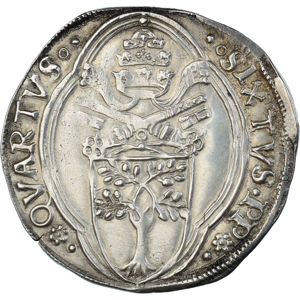 Coin, Papal States, Sixte IV, Grosso, 1471-1484, Rome, | European Coins