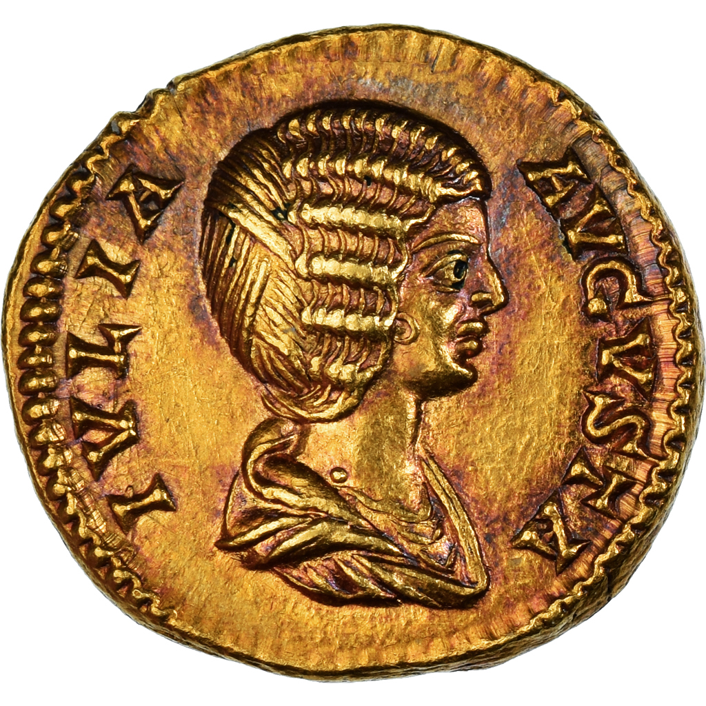 Septimius Severus & Julia Domna, Aureus, 200-201, Rome, Gold,