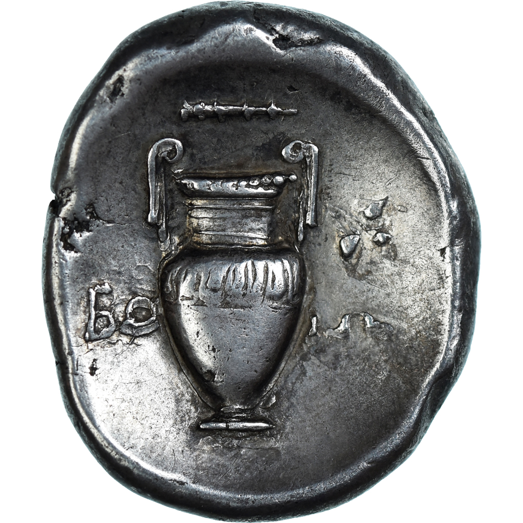 Coin, Boeotian League, Stater, ca. 395-387 BC, Federal Coinage,