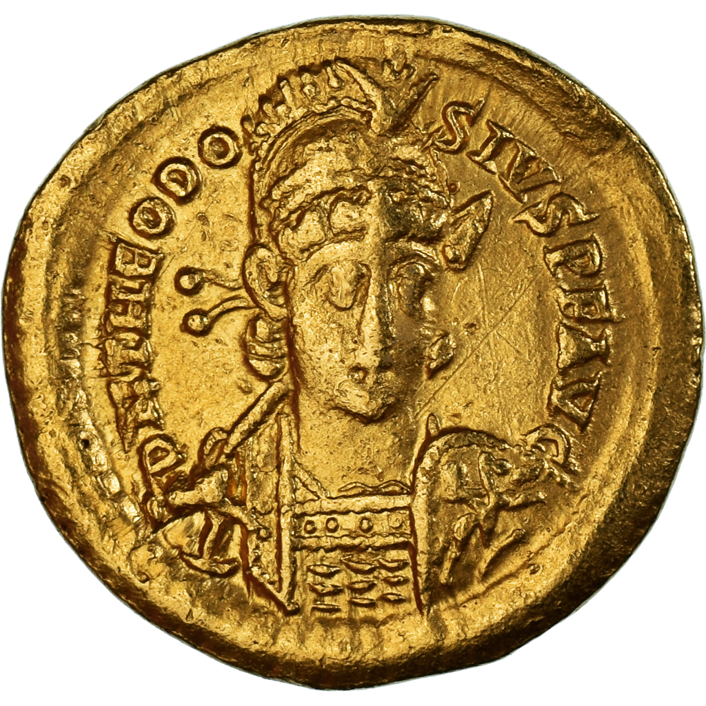 Coin, Theodosius II, Solidus, 408-420, Constantinople, , Gold