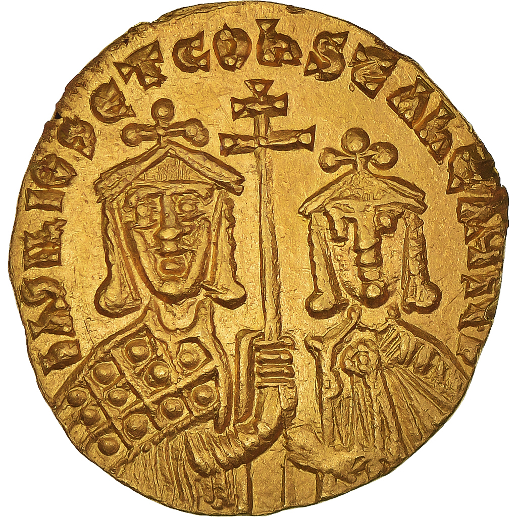 Coin, Basil I, Solidus, 868-879, Constantinople, , Gold, Sear:1704
