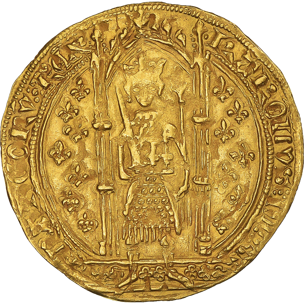 Coin, France, Charles V, Franc à pied, , Gold, Duplessy:360 | European ...