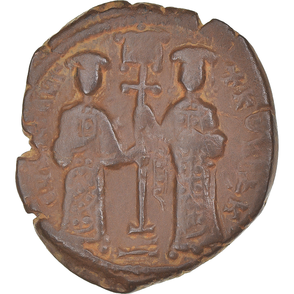 Coin, Constantine X, with Eudocia, Nummus, 1059-1067, Constantinople,