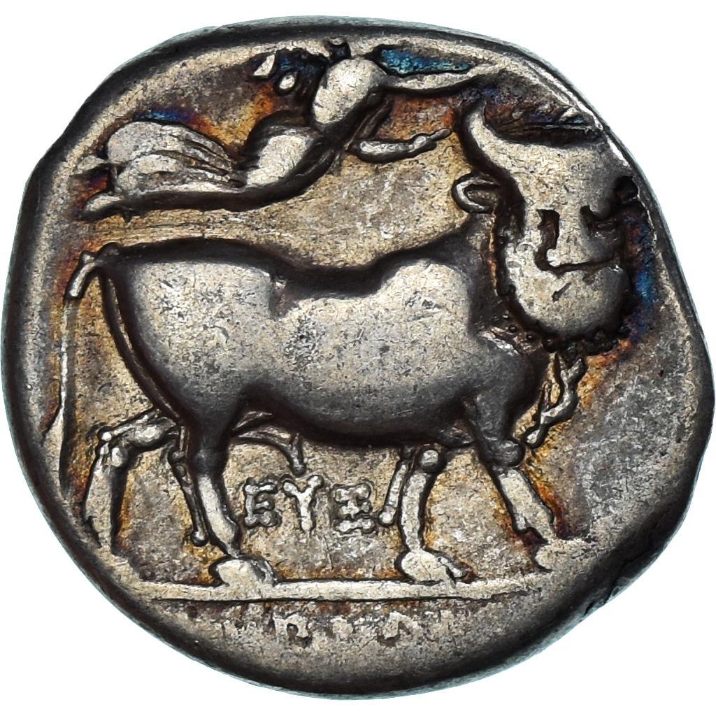 Coin, Campania, Nomos, ca. 300-275 BC, Neapolis, , Silver, HN Italy:576