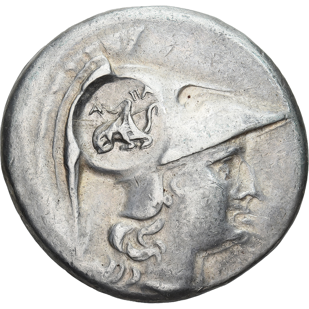 Coin, Pamphylia, Tetradrachm, ca. 205-100 BC, Side, Countermark,