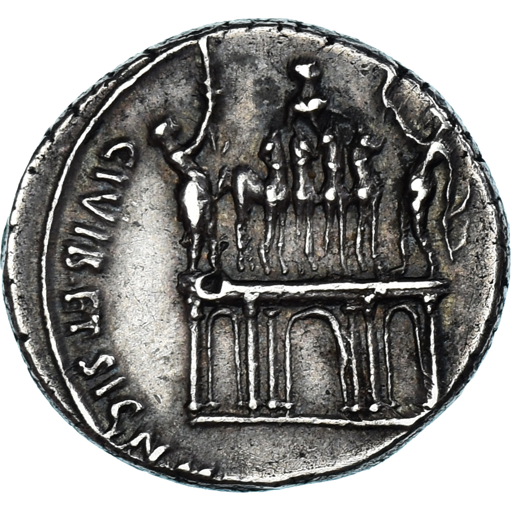 Coin, Augustus, Denarius, 27 BC-AD 14, Colonia Patricia (?), , Silver