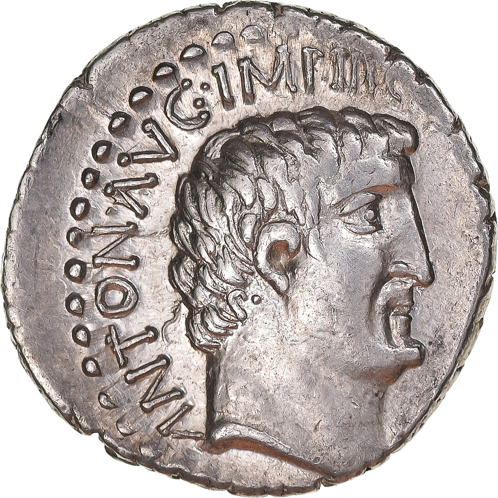 Coin, Marcus Antonius, Denarius, 32 BC, Athens, , Silver | Roman ...