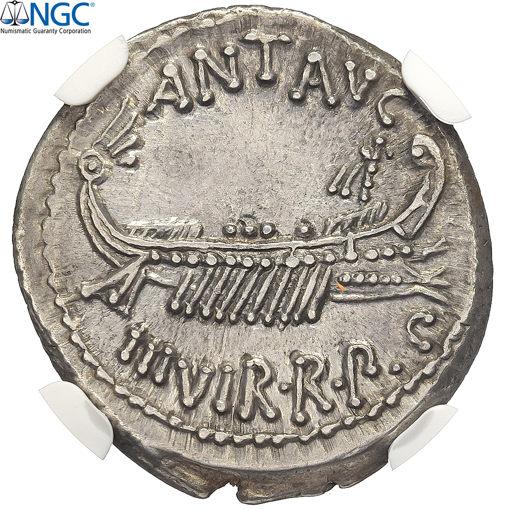 Coin, Marcus Antonius, legionary denarius, 32-31 BC, Patrae (?), IInd ...